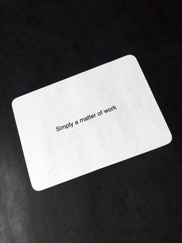 SAM MEECH — Simply A Matter Of Work